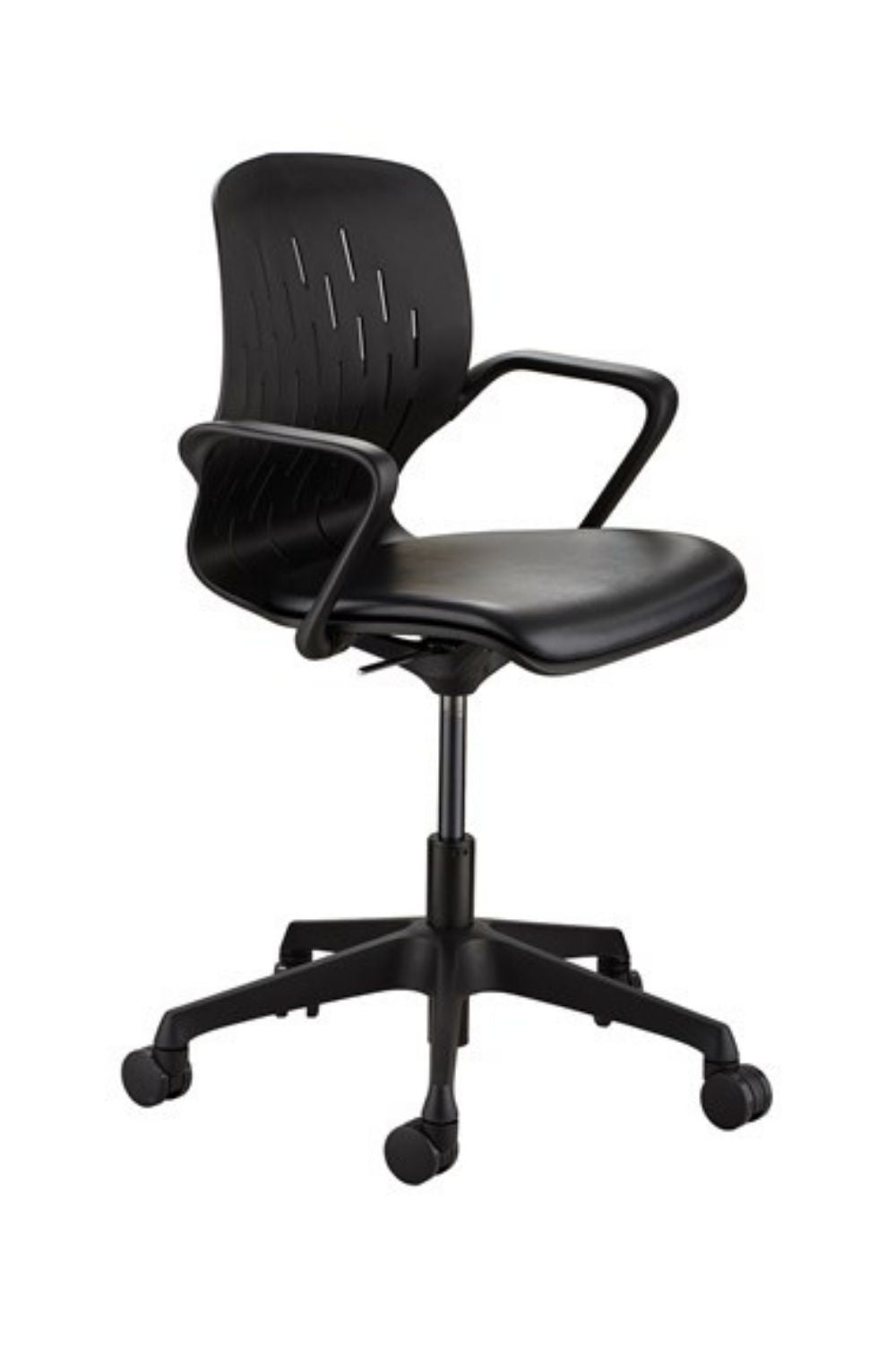 Safco Shell Vinyl Desk Chair - 7013 Black