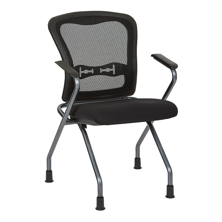 Pro Line II by Office Star Products DELUXE FOLDING CHAIR WITH PROGRID