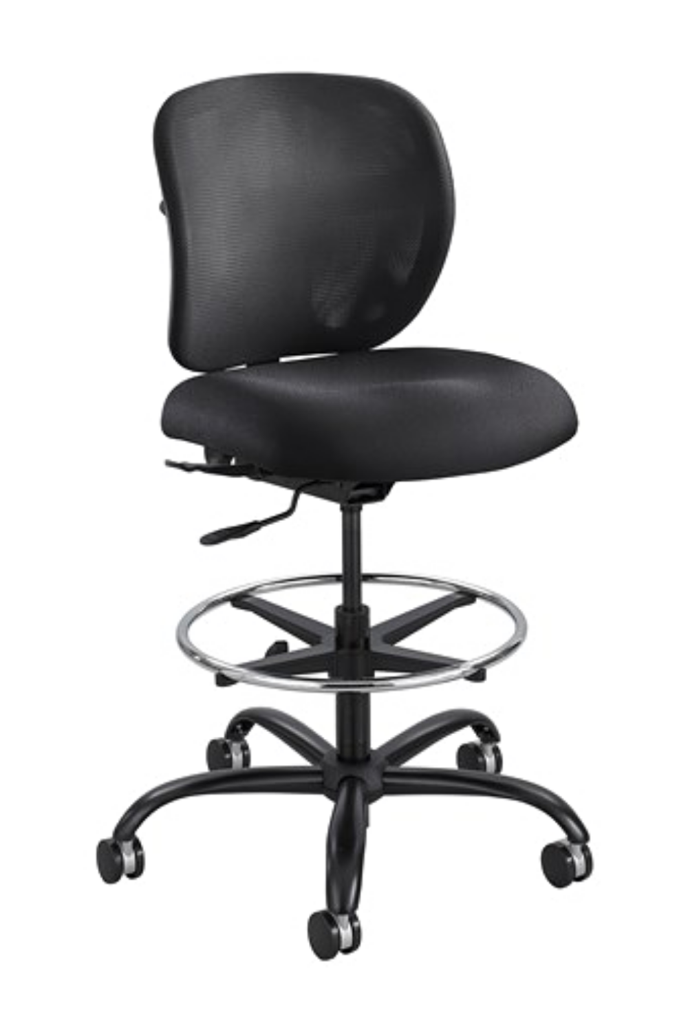Safco Vue Mesh-back Heavy Duty Stool - 3394 Black