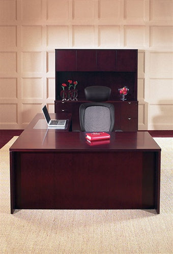 Kenwood Series Mahogany Wood Desk by Office Star