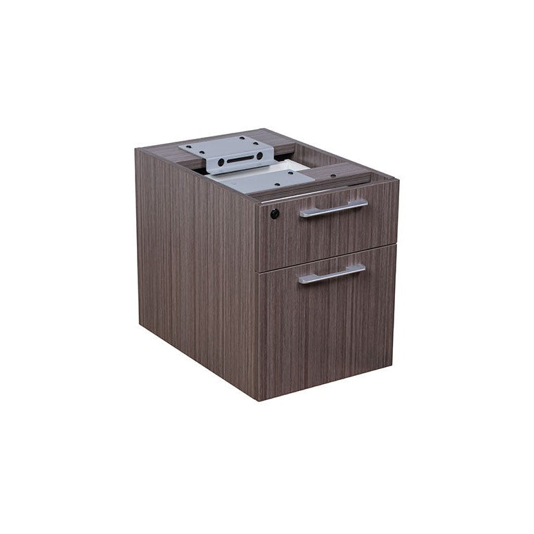 Boss Simple System Hanging Pedestal-3/4 Box/File , Driftwood or White