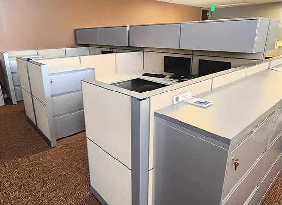 USED Steelcase Gray Cubicles (Multiple Sizes) | SD Office Furniture