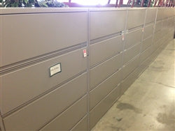 Used 5 Drawer Lateral Filing Cabinets by Meridian