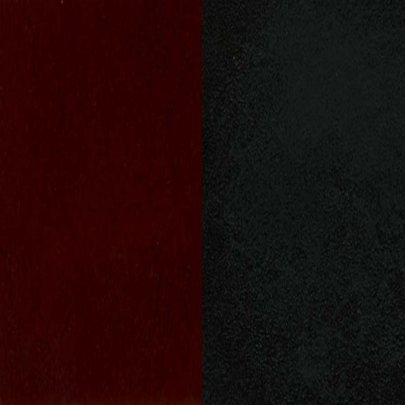 HERCULES Series Black Circle Back Metal Restaurant Chair with Mahogany ...